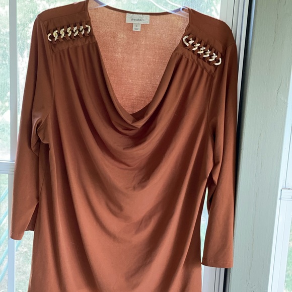 dressbarn | Tops | Gorgeous Copper Colored Blouse In Great Shape | Poshmark